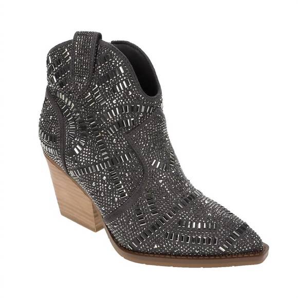 Very G | Shoes | New Very G Womens One Day Zip Side Bling Short Boot In ...
